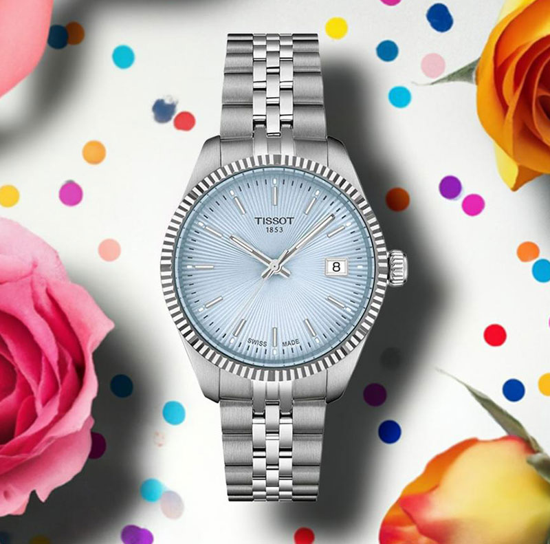 【楽天市場】【腕時計ケースプレゼント】TISSOT ティソ バラード レディス腕時計 T156.210.11.351.00 アイスブルー文字盤 クォーツ ケース径34ミリ 10気圧防水 ...