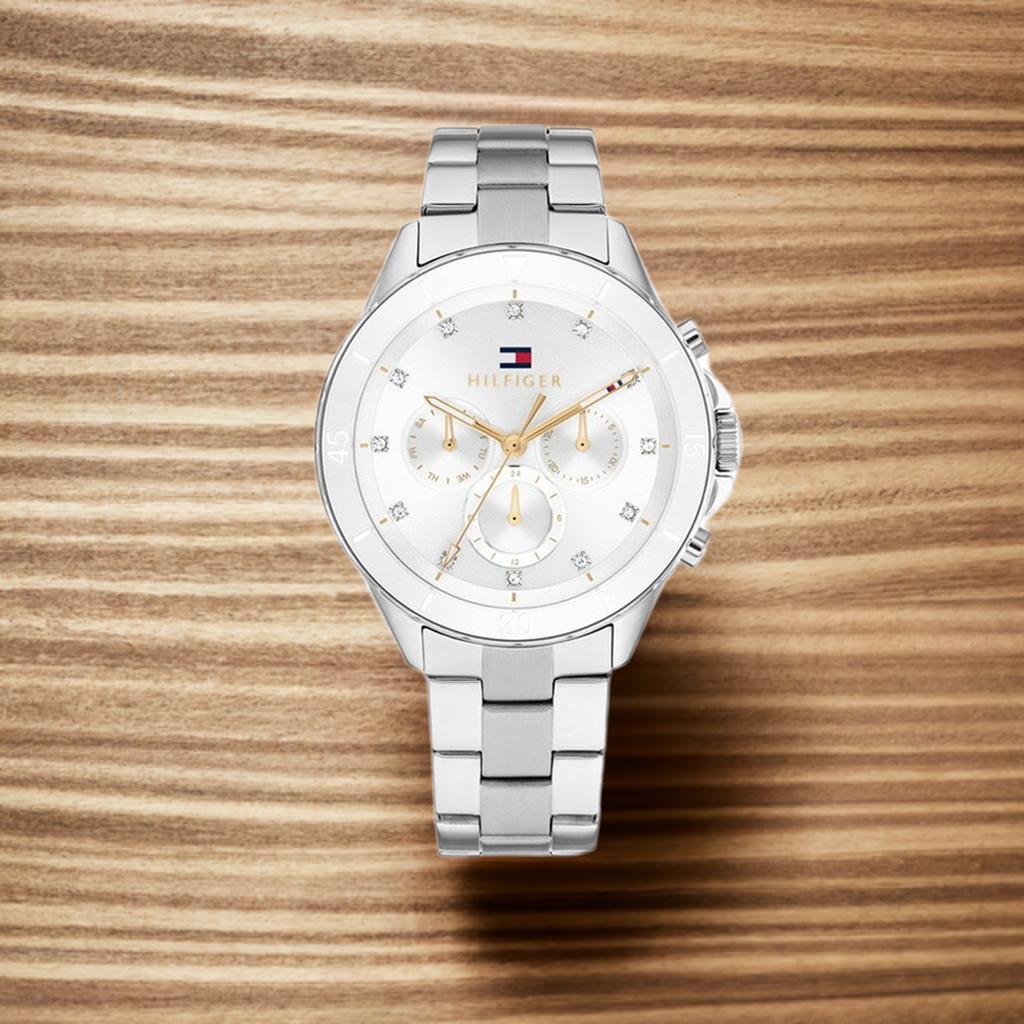 【楽天市場】TOMMY HILFIGER トミーヒルフィガー レデイス腕時計 メンズ腕腕時計 MELLIE 1782707 クオーツ ホワイト ...
