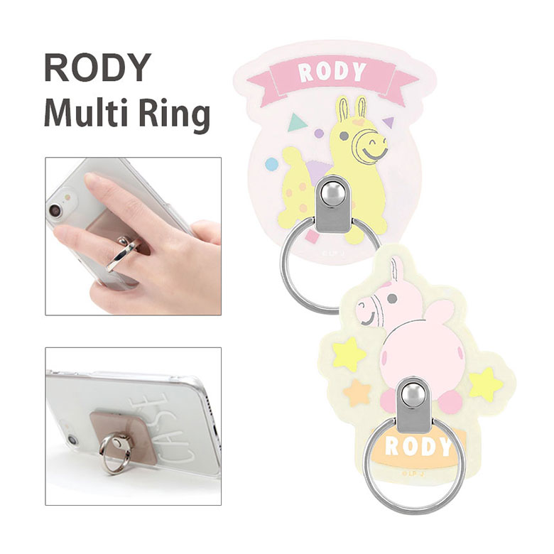 【楽天市場】ロディ RODY スタンド スマホリング かわいい iPhone Android マルチリング ホールドリング スマホ カワイイ ...