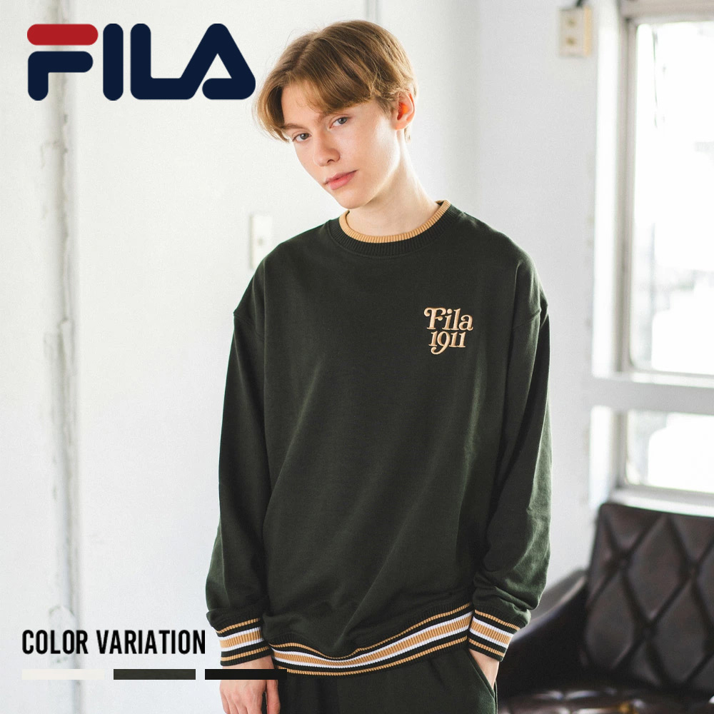 【楽天市場】★SALE価格10％OFF★【FILA】ラインリブデザインロゴ PO/全3色 トップス スウェット パーカー ロゴ メンズ レディース ユニセックス：JUGLANS