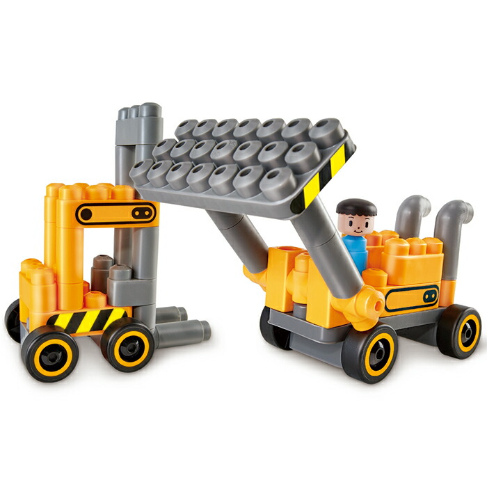 【楽天市場】【最大2,000円OFFクーポン】 知育玩具 2歳 知育ブロック PolyM ポリエム 760021 うごく！ブルドーザーセット 英語パッケージ おしゃれ：人形のこどもや本店