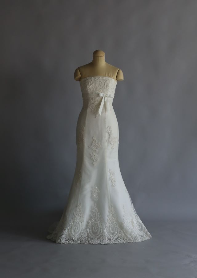 【楽天市場】【レンタル】ウエディングドレス WD17往復送料無料 披露宴 食事会 結婚式 二次会：Julietta rooms 楽天市場店