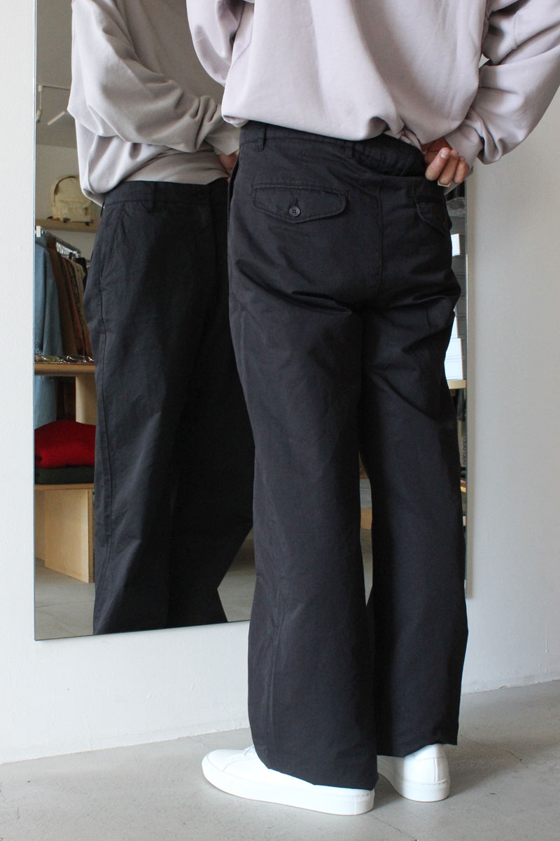 【楽天市場】【メンズ新品】HOPE WIND TROUSERS ストレートワイドパンツ FADED BLACK TECH[NEW ...