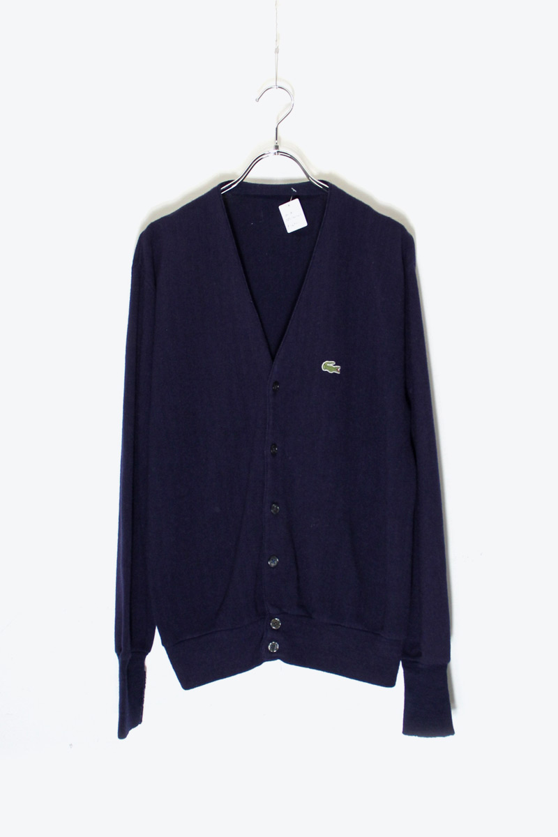 【楽天市場】【中古】IZOD LACOSTE (アイゾット ラコステ) 80-90'S ONE POINT ACRYLIC KNIT CARDIGAN 80-90年代 ワンポイント アクリル ...