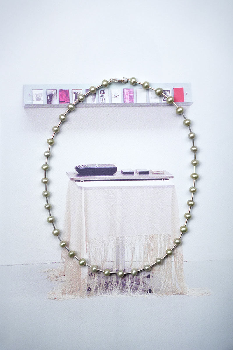 【楽天市場】【レディース新品】YAM (ヤム) BONAR CLASP CHOKER GREEN シルバーチェーンチョーカー STERLING ...