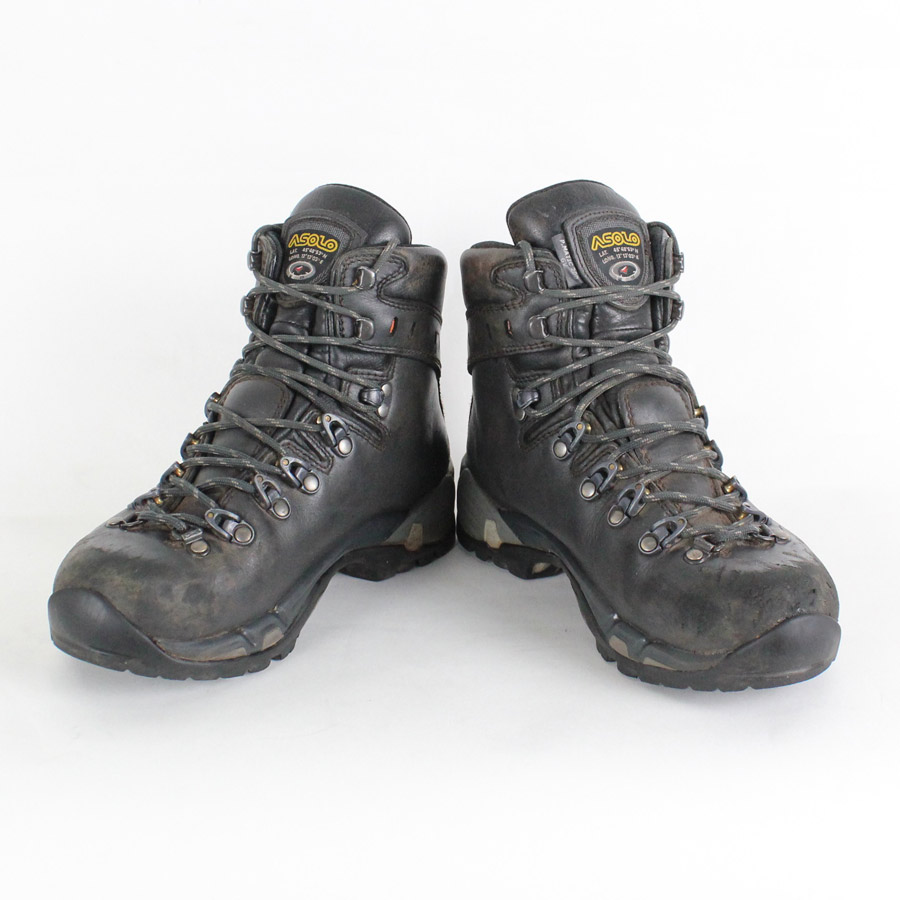 【楽天市場】【中古】(KA) ASOLO (アゾロ) POWER MATIC パワーマティック トレッキングシューズ DARK BROWN ...