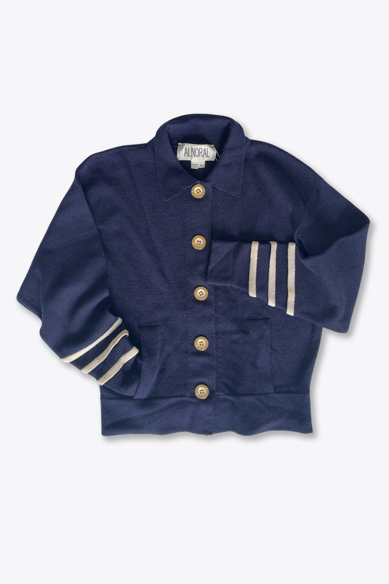 【楽天市場】【中古】【WOMENS】ALNORAL (アーノラル) DESIGN SLEEVE KNIT JACKET デザインスリーブニット ...