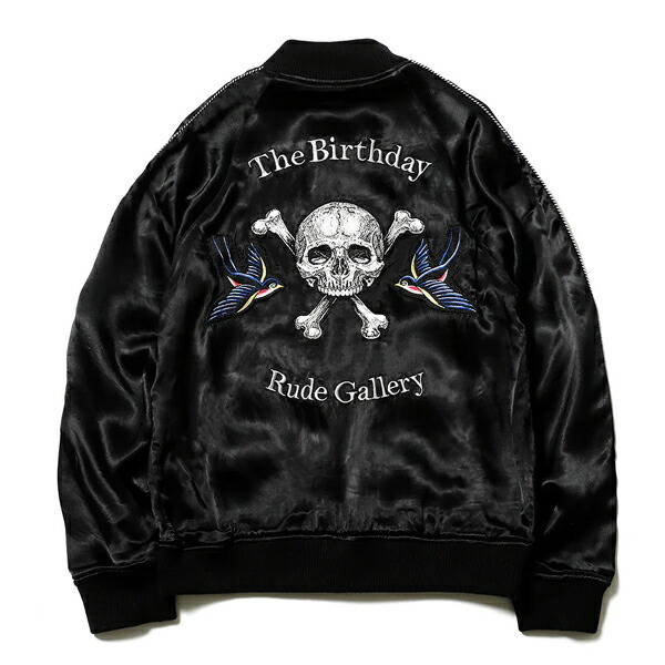 【楽天市場】【RUDE GALLERY】ルードギャラリー SKULL＆SWALLOW SOUVENIR JACKET - THE ...