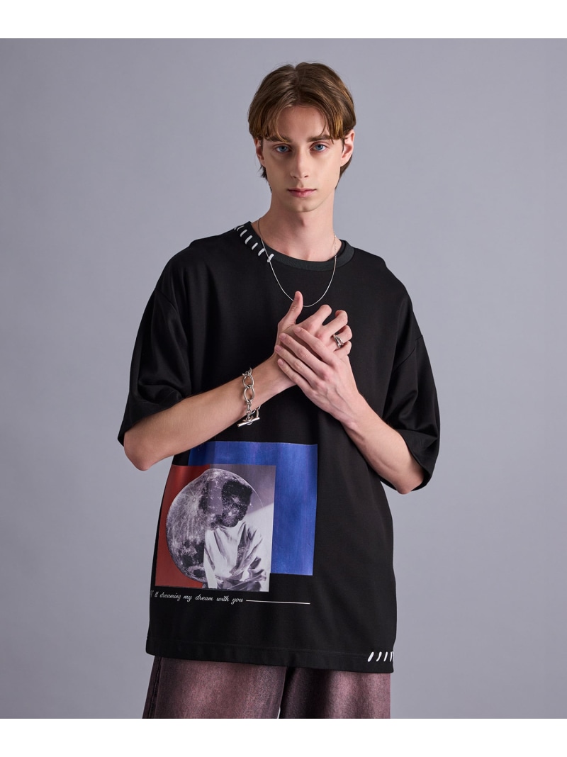 【楽天市場】【SALE／50%OFF】ハンドステッチグラフィックTシャツ JUNRED ジュンレッド トップス カットソー・Tシャツ ホワイト ブラック【RBA_E】[Rakuten ...