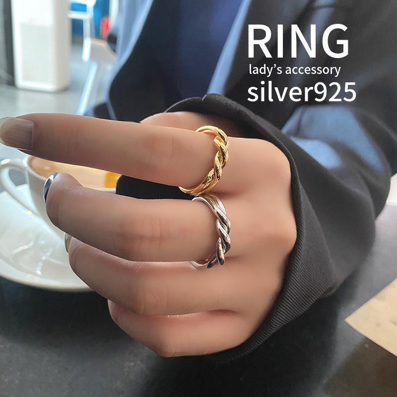 【楽天市場】リング 指輪 ツイストリング フリーサイズ シルバー925 銀 ゴールド 金属アレルギー対応 アクセサリー レディース ジュエリー 重ね付け シンプル おしゃれ 大人かわいい ...