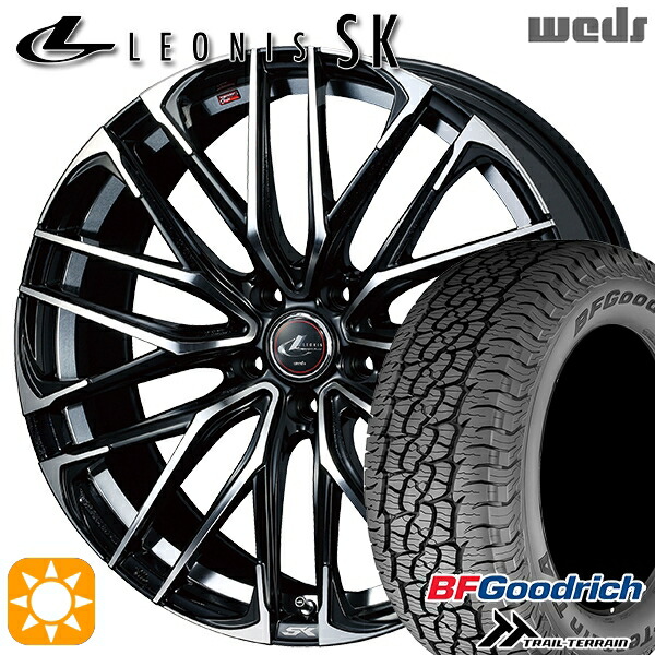 【楽天市場】【取付対象】235/60R18 107H XL RBL BFグッドリッチ トレールテレーン Weds レオニス SK PBMC ...