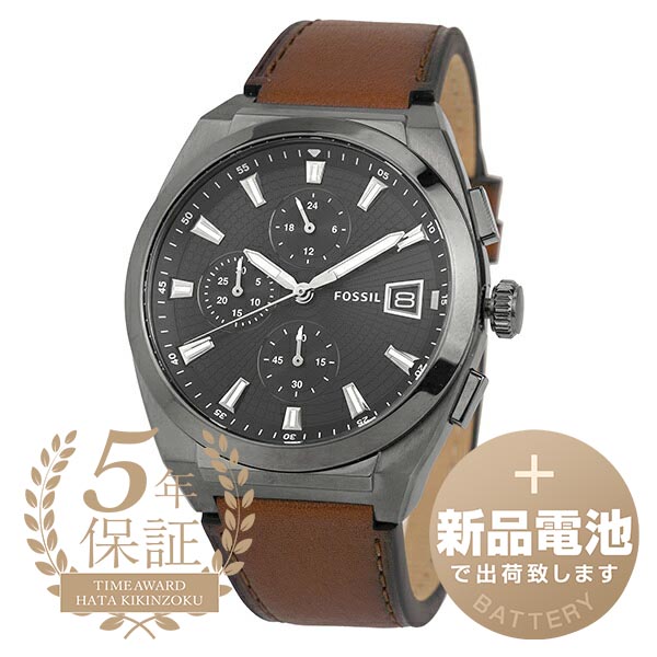 【楽天市場】【新品電池で安心出荷】 フォッシル エヴァレット クロノグラフ 腕時計 FOSSIL EVERETT CHRONOGRAPH ...
