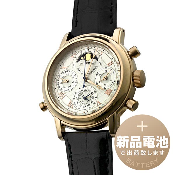 【楽天市場】【新品電池で安心出荷】 シェルマン グランドコンプリケーション プレミアム 腕時計 Shellman GRAND ...