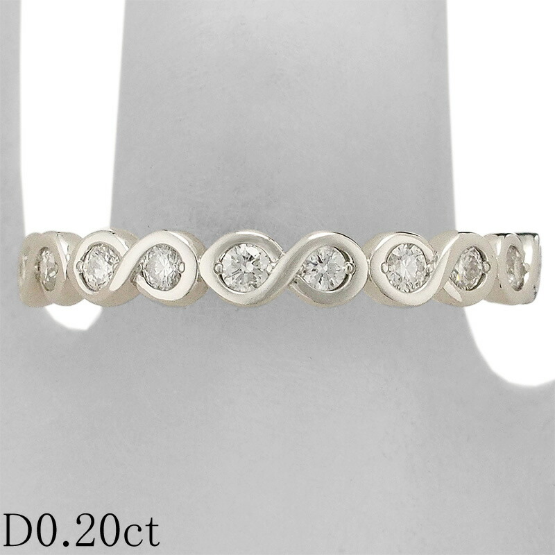 【楽天市場】スタージュエリー ダイヤモンド/0.20ct ハーフエタニティ リング Pt950 14.5号【中古】【JS1548】：Jewel＆Watch Supply