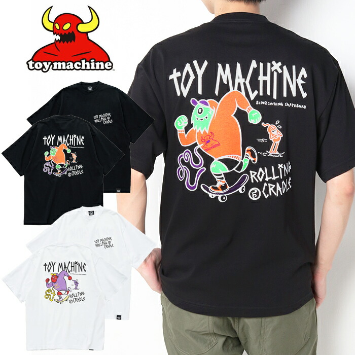 【楽天市場】トイマシーン TOY MACHINE × ROLLING CRADLE CYCLOPS ＆ SECT SST RTMSEST3 半袖 Tシャツ メンズ ローリングクレイドルコラボ ...