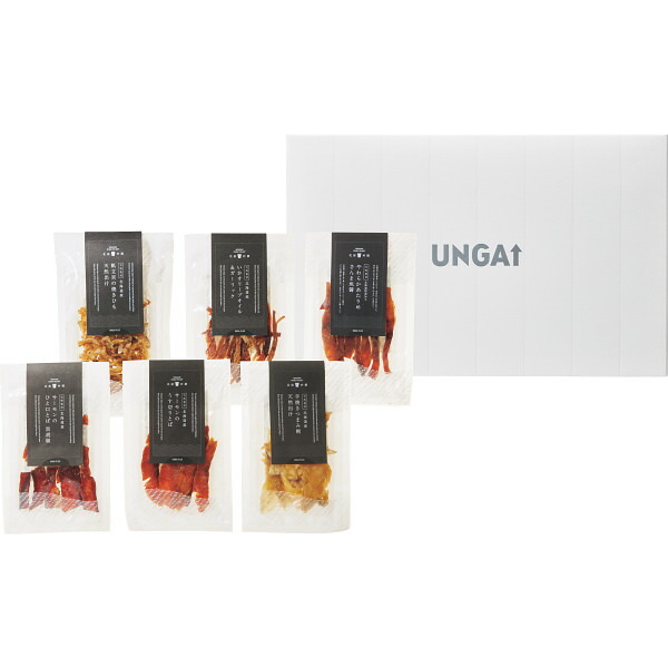 【楽天市場】小樽百貨UNGA↑ 北前吟撰 海産珍味6種セット セット・詰め合わせ 魚介類・水産加工品：愛dealギフト-内祝い・引き出物