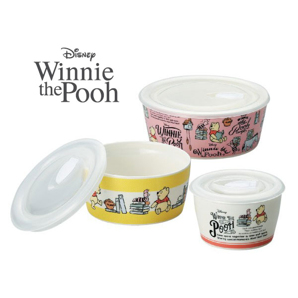 【楽天市場】〈ディズニー〉D-WP19 くまのプーさん レンジパック3Pセット 〈51777〉 結婚お祝い 新築お祝い 引き出物 内祝い 食器セット：愛dealギフト-内祝い・引き出物