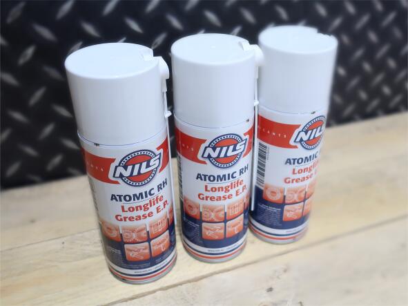 【楽天市場】Nils ニルズ ATOMIC RH SPRAY アトミック RH スプレー 400ml (グリース）1ケース/12本入り 【送料無料】スプレーグリース 寒冷地向け：JYONAN-HD