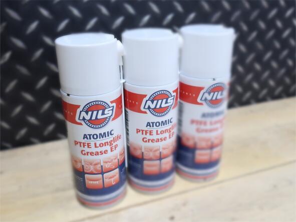 【楽天市場】Nils ニルズ ATOMIC PTFE SPRAY アトミック スプレー PTFE 400ml (グリース）1本 【送料無料】スプレーグリース フッ素樹脂（PTFE）配合 ...