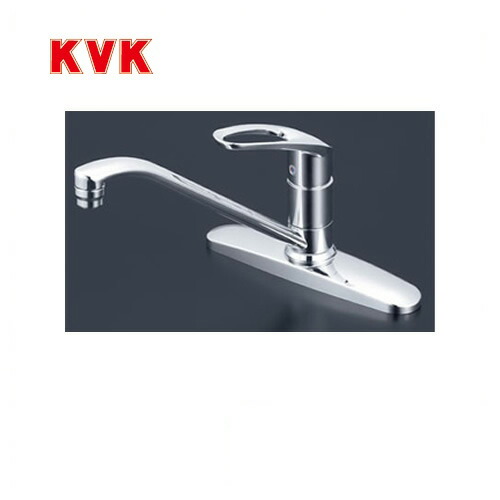 【楽天市場】[KM5091T]KVK キッチン水栓 キッチン用水栓 シングルレバー式混合栓 流し台用 泡沫 逆止弁 【送料無料】 蛇口 キッチン水栓金具 ツーホールタイプ 2穴 おしゃれ：家電 ...