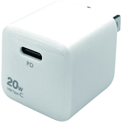 【楽天市場】エアージェイ（air-j） PD20W type−Cミニキューブコンセント充電器 WH 【品番：AKJ-20WPDSWH】：住設プロ 楽天市場店