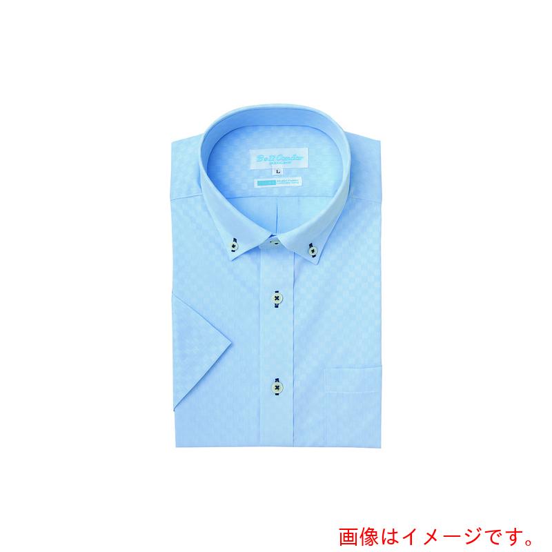 【楽天市場】アイトス（AITOZ） 半袖ボタンダウンシャツ サックス 4L 【品番：43058-007-4L】：住設プロ 楽天市場店
