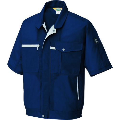 【楽天市場】アイトス（AITOZ） 半袖ブルゾン（男女兼用） ネイビー 5L 【品番：5361-008-5L】：住設プロ 楽天市場店