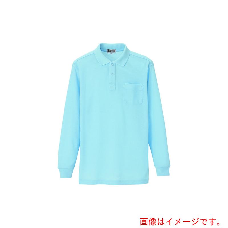 【楽天市場】アイトス（AITOZ） 長袖ポロシャツ（男女兼用） サックス 4L 【品番：7614-007-4L】：住設プロ 楽天市場店