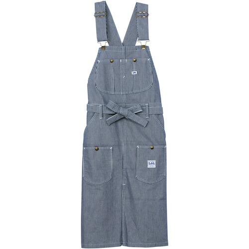 【楽天市場】ボンマックス（BONMAX） Leeワークウェア オーバーオールエプロン ホワイト×ブルー S 【品番：LCK79001-18-S ...
