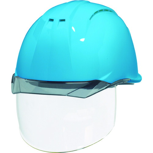 【楽天市場】DICプラスチック DIC 透明バイザーヘルメット（シールド面付） AP11EVO−CSW KP アクアブルー／スモーク 【品番：AP11EVO-CSW-HA6-KP-B/S ...
