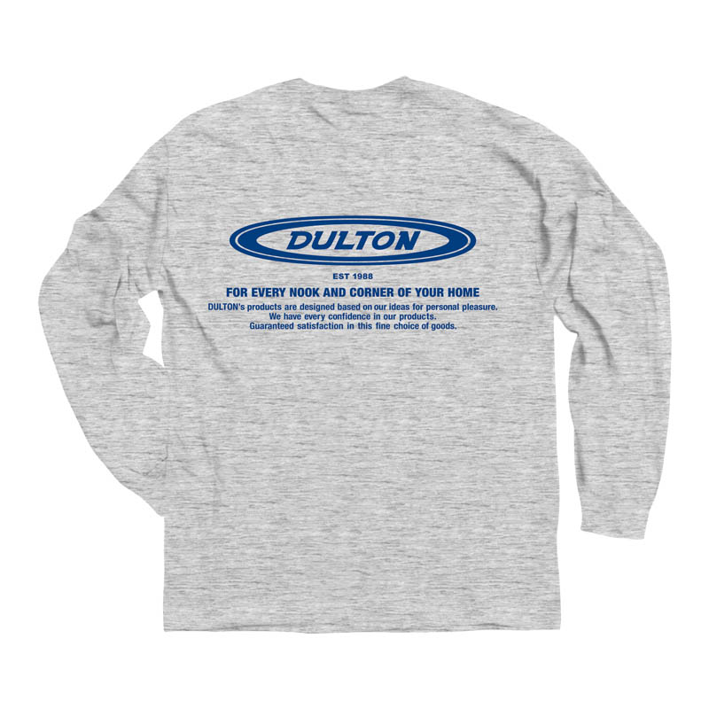 【楽天市場】【在庫処分】ダルトン（DULTON） DULTON LONG T-SHIRT OVAL LOGO S GRAY ダルトン ロング ...