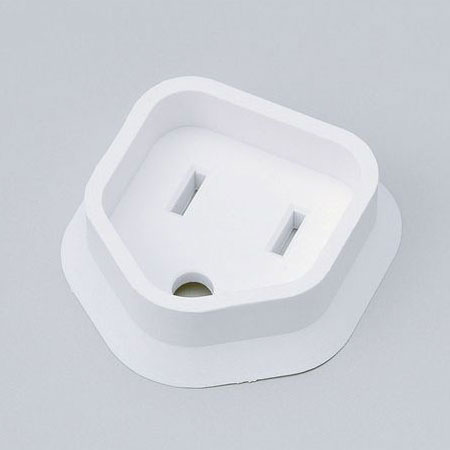 【楽天市場】【メール便対応】朝日電器（ELPA） 安全プラグカバー 接地2P用 ホワイト 【品番：AN-203B（W）】：住設プロ 楽天市場店