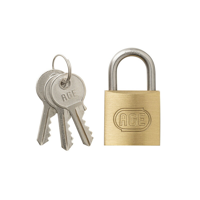 【楽天市場】【メール便対応】ハイロジック G-022 ステンレス弦Wロック南京錠 30mm 同一鍵 3本キー 【品番：71022】：住設プロ ...