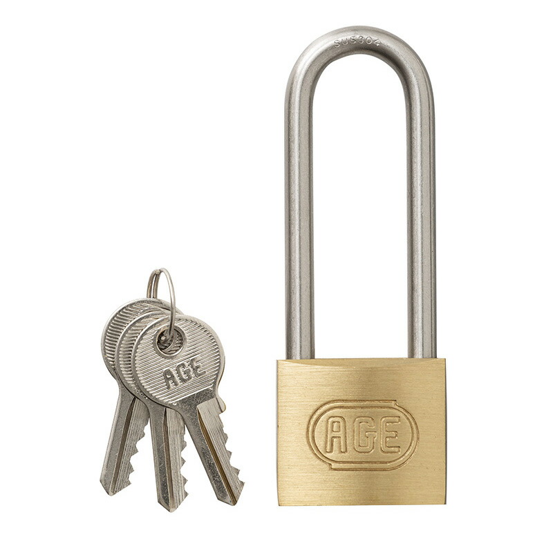 【楽天市場】【メール便対応】ハイロジック G-032 ステンレス弦長Wロック南京錠 35mm 3本キー 【品番：71032】：住設プロ 楽天市場店