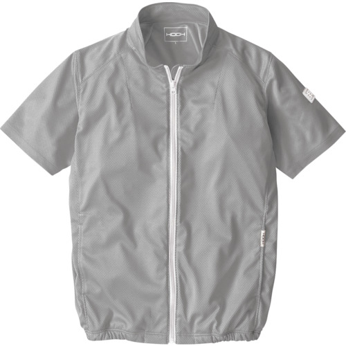 【楽天市場】村上被服 HOOH 快適ウェア 半袖ニットブルゾン LL シルバーグレー 【品番：V771-LL-39】：住設プロ 楽天市場店