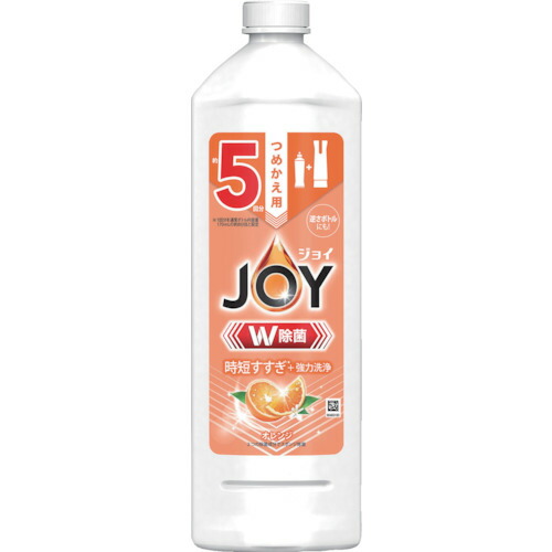 【楽天市場】P＆Gジャパン ジョイ W除菌 食器用洗剤 オレンジ 詰め替え 670ml 【品番：402333】：住設プロ 楽天市場店
