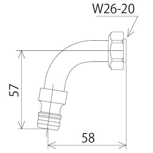 【楽天市場】KVK 屋外ホース用接続ノズル 【品番：PZ88J】：住設プロ 楽天市場店
