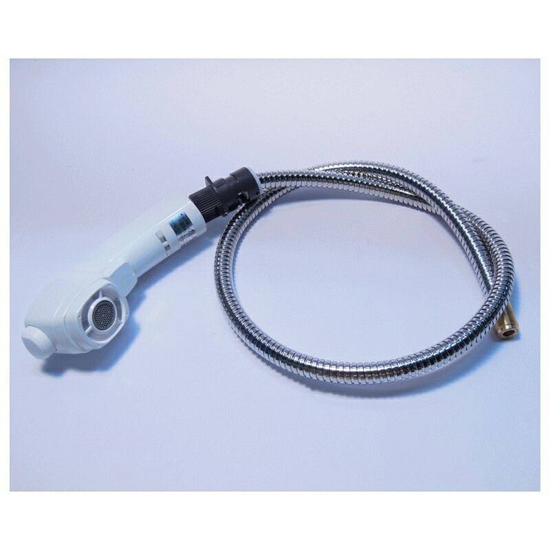 【楽天市場】KVK 旧MYM FB277GK8-102等用 ヘッド&ホース組 ホワイト 【品番：HC745M7】：住設プロ 楽天市場店