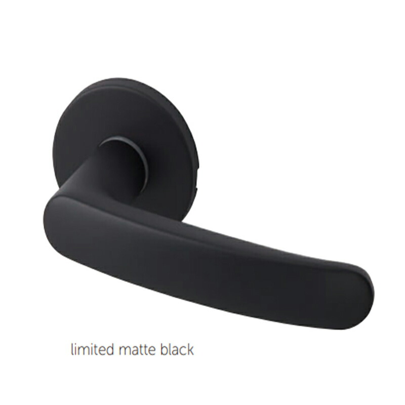 【楽天市場】MARUKI GMレバーハンドルLimited 空錠 丸座 TXS-1H01 1Hレバー limited matte black ...