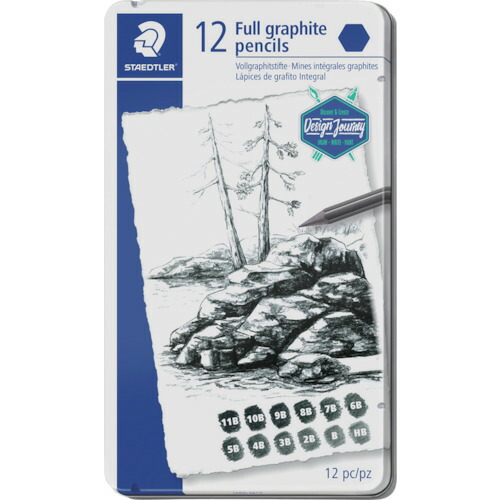 【楽天市場】ステッドラー日本（STAEDTLER） 210987）マルス ルモグラフ フルグラファイト鉛筆 12本セット 【品番：100G ...