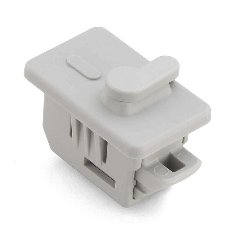 【楽天市場】【メール便対応】スガツネ工業 LAMP パネルラッチ簡易ロック付 LC-PL32型 ワンタッチ取付 PAT グレー 【品番：LC ...