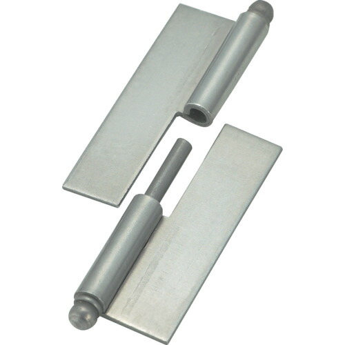 【楽天市場】【メール便対応】トラスコ中山（TRUSCO） スチール製抜き差し蝶番 穴ナシ 左用 （1組（袋）＝2個入） 【品番：225W ...