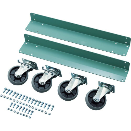 【楽天市場】トラスコ中山（TRUSCO） TRUSCO R3型用キャスターベースセット D870 Φ150ウレタンキャスター 【品番：R3-CB900-U150】：住設プロ 楽天市場店