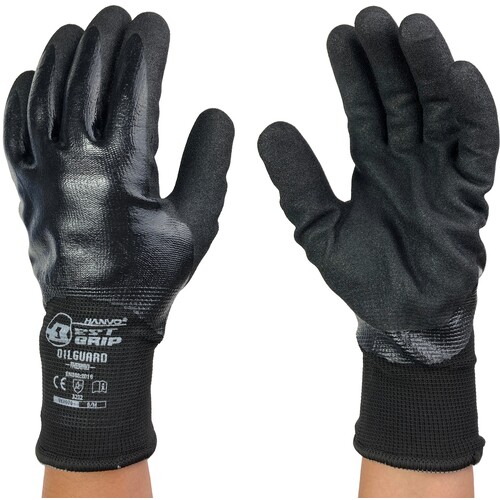 【楽天市場】ウインセス WINCESS ニトリル背抜き手袋 耐油 フルコート 防寒タイプ LL （5双入） 【品番：NKX970-LL-5P ...