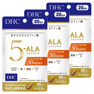 【楽天市場】DHC 20日分 5-ALA ファイブアラ 20粒×3個セット：くすりの勉強堂 アネックス