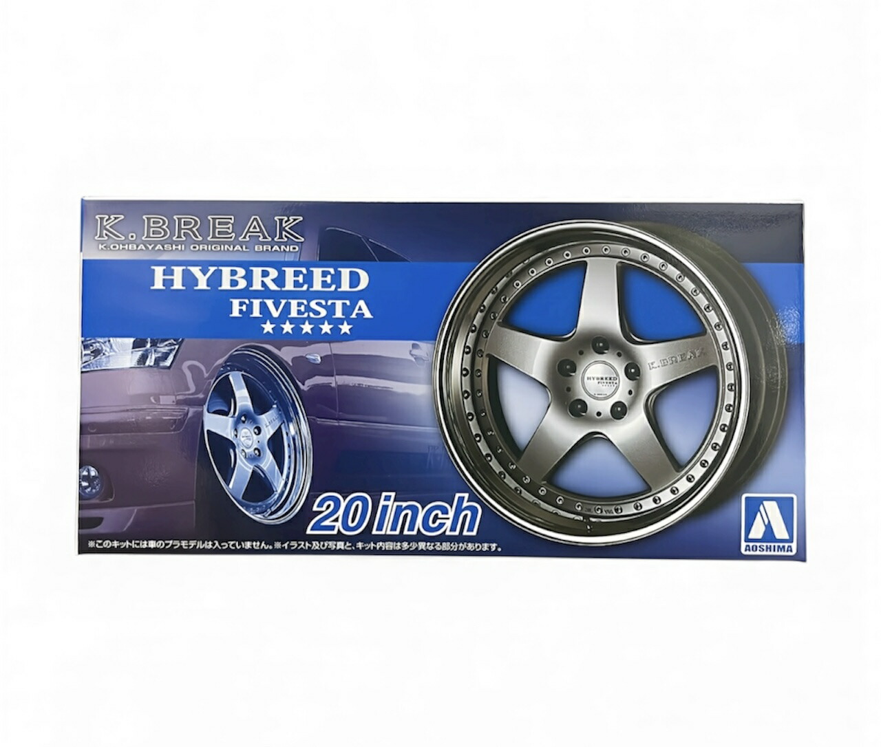 【楽天市場】K-BREAKプラモHYBREED FIVESTA 20インチホイール：K-BREAKオンラインショップ