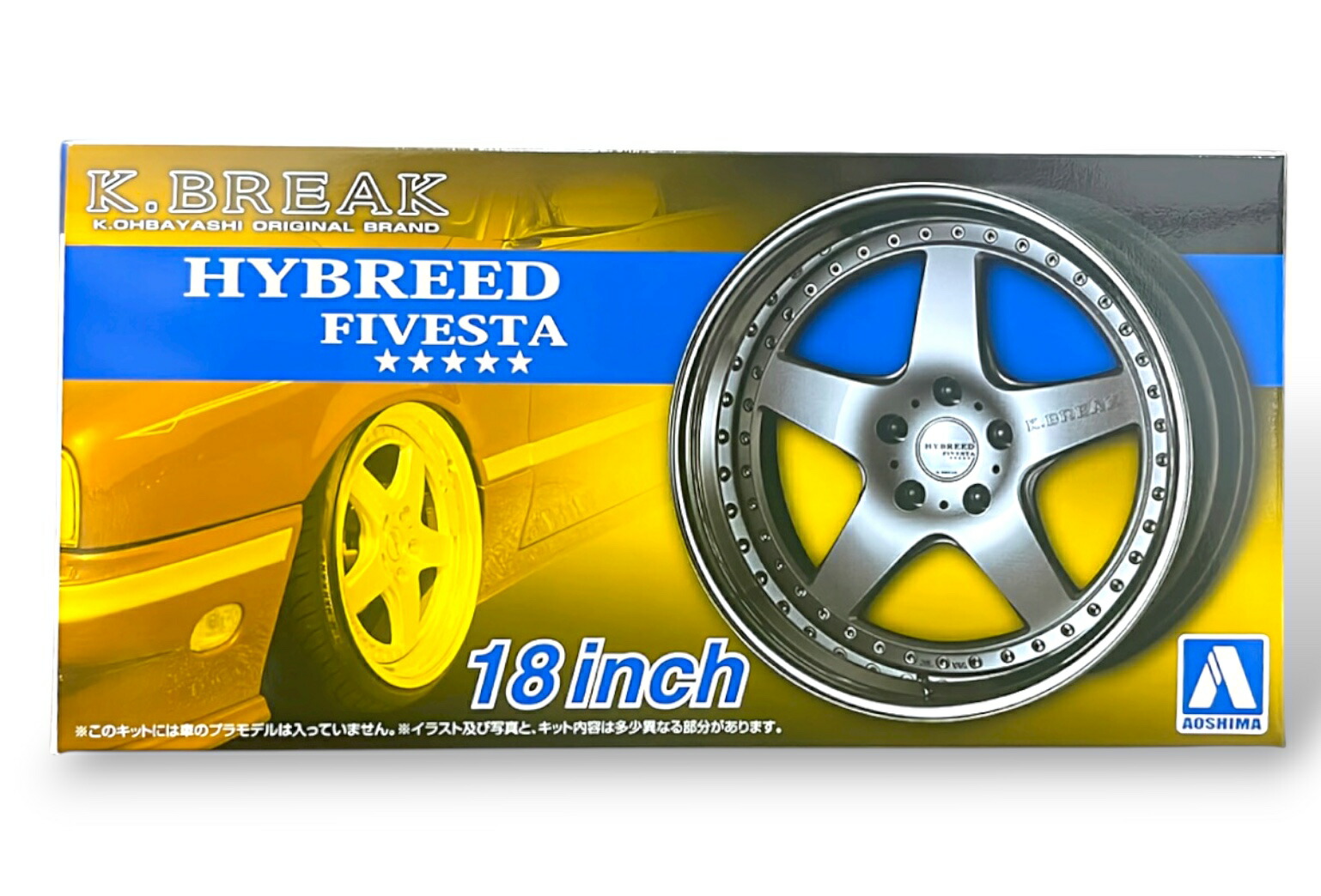 【楽天市場】K-BREAKプラモ HYBREED FIVESTA 18インチホイール：K-BREAKオンラインショップ