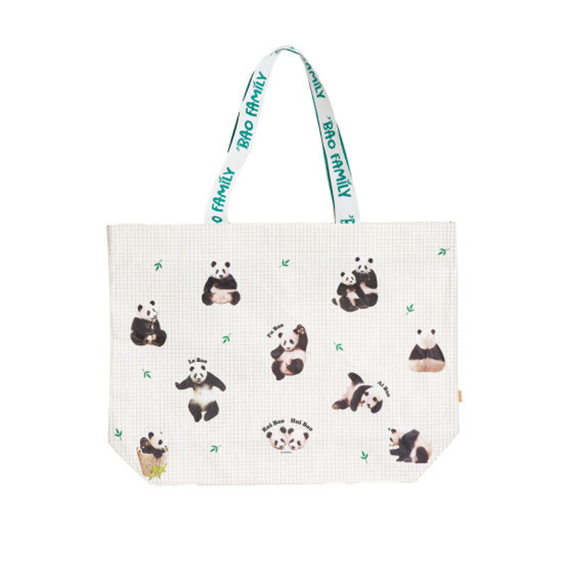 【楽天市場】【少量入荷】 エバーランド 公式商品 バオファミリー リユーザーブルバック (Large) ( トートバッグ FUBAO 福宝 ...