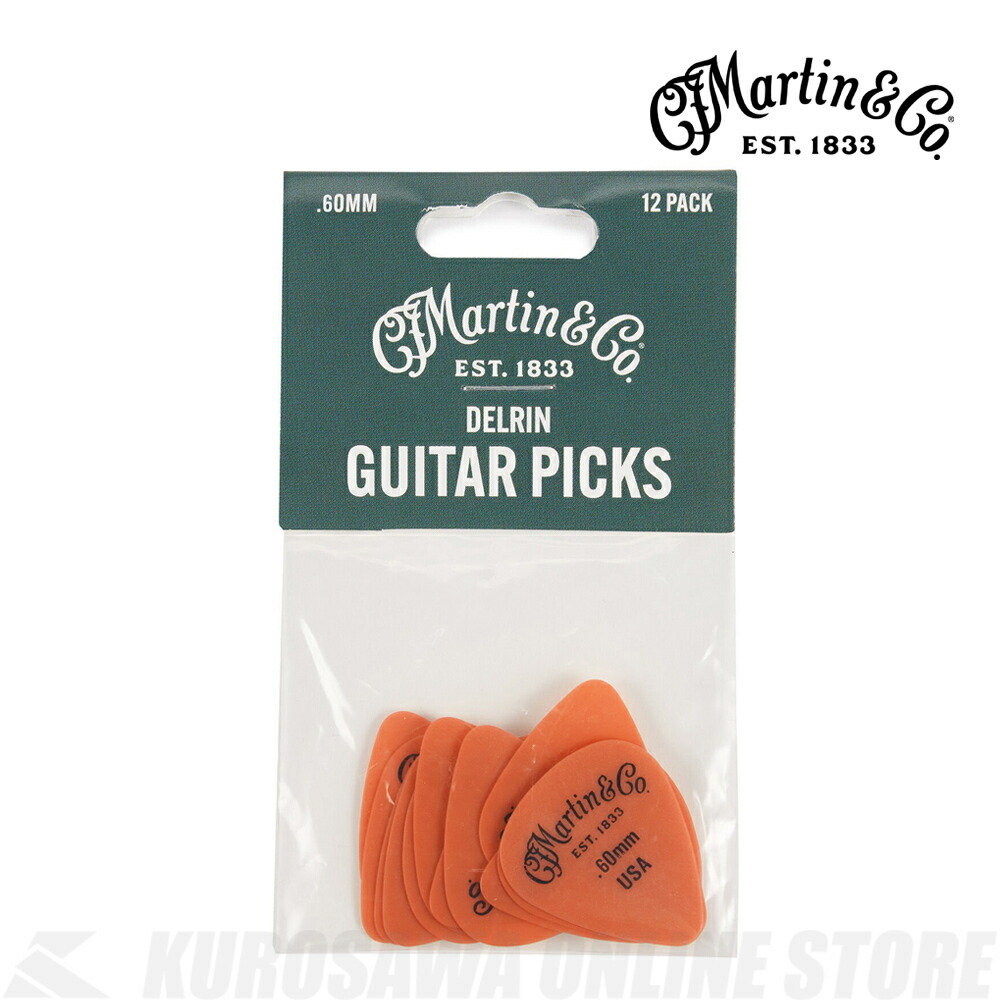 【楽天市場】Martin PICK DELRIN ORANGE 60mm[18A0153]《ピック/12枚セット》：昭和32年創業の老舗 クロサワ楽器