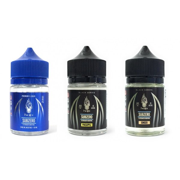 【楽天市場】Halo ヘイロー SUB ZERO サブゼロ 50ml PREMIUM E-LIQUID blue/BLACK SERIES ...
